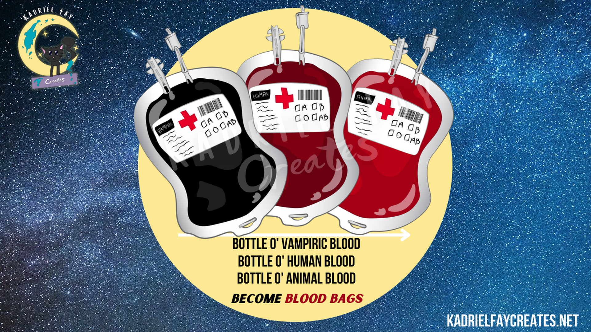 Custom Blood Bags Replace Bottle o' Blood(for Vampire Servers ...