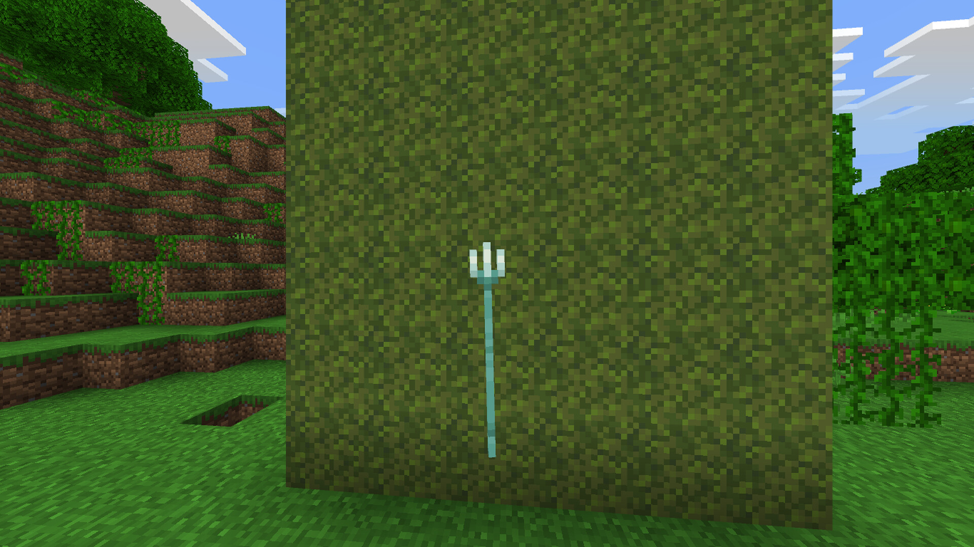 Trident to Spear | Bedrock Tweaks Minecraft Texture Pack