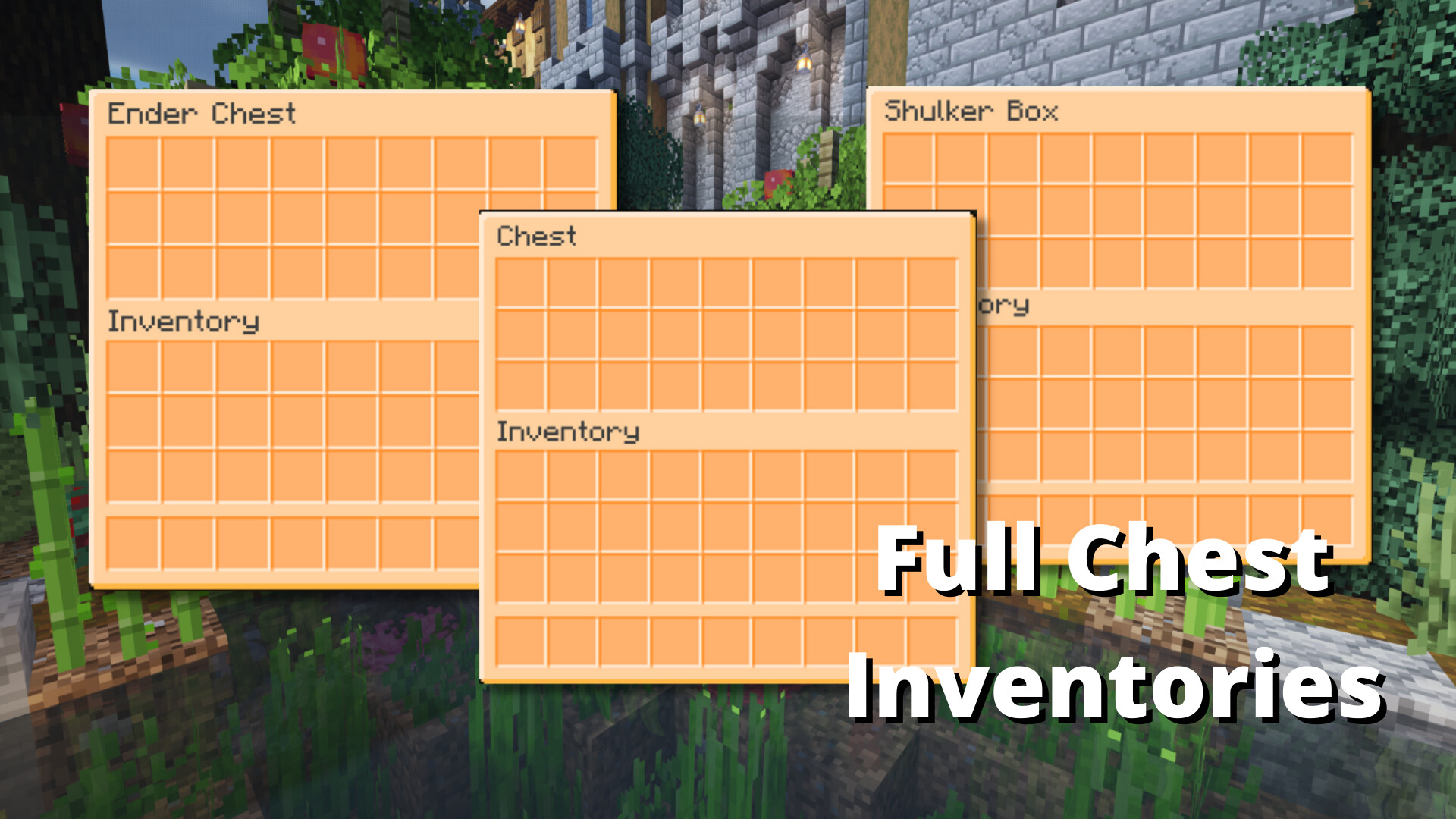 Orange GUI & Hotbar 🍊 Minecraft Texture Pack