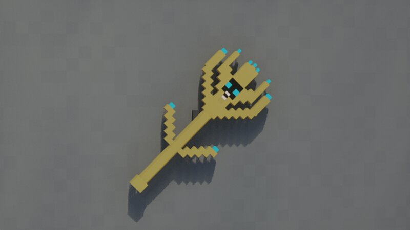 3D Trident (Requires Optifine) (Emissive) Minecraft Texture Pack