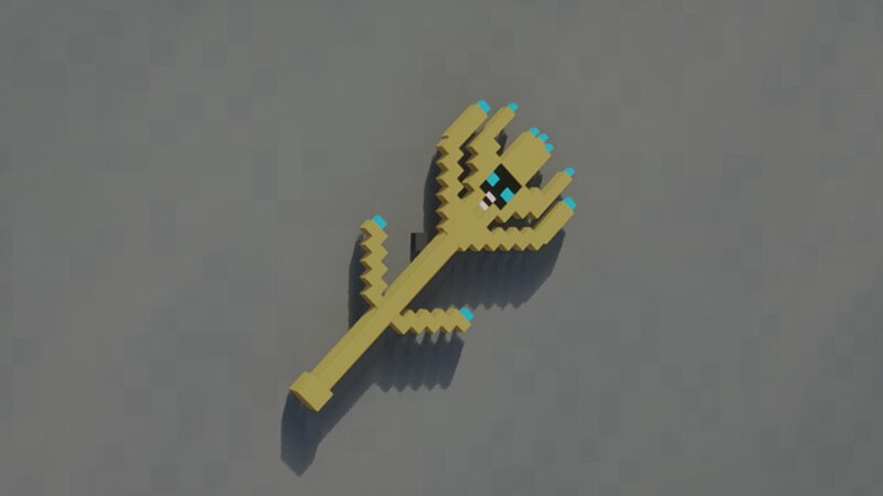 3D Trident (Requires Optifine) (Emissive) Minecraft Texture Pack
