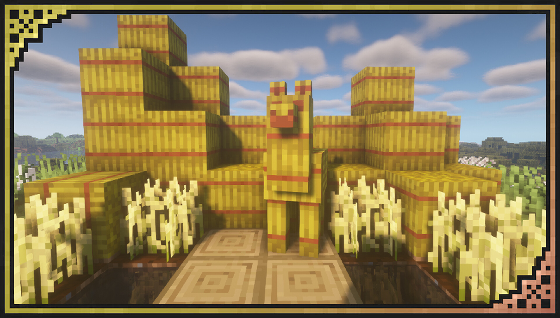 Wheat Llama Minecraft Texture Pack