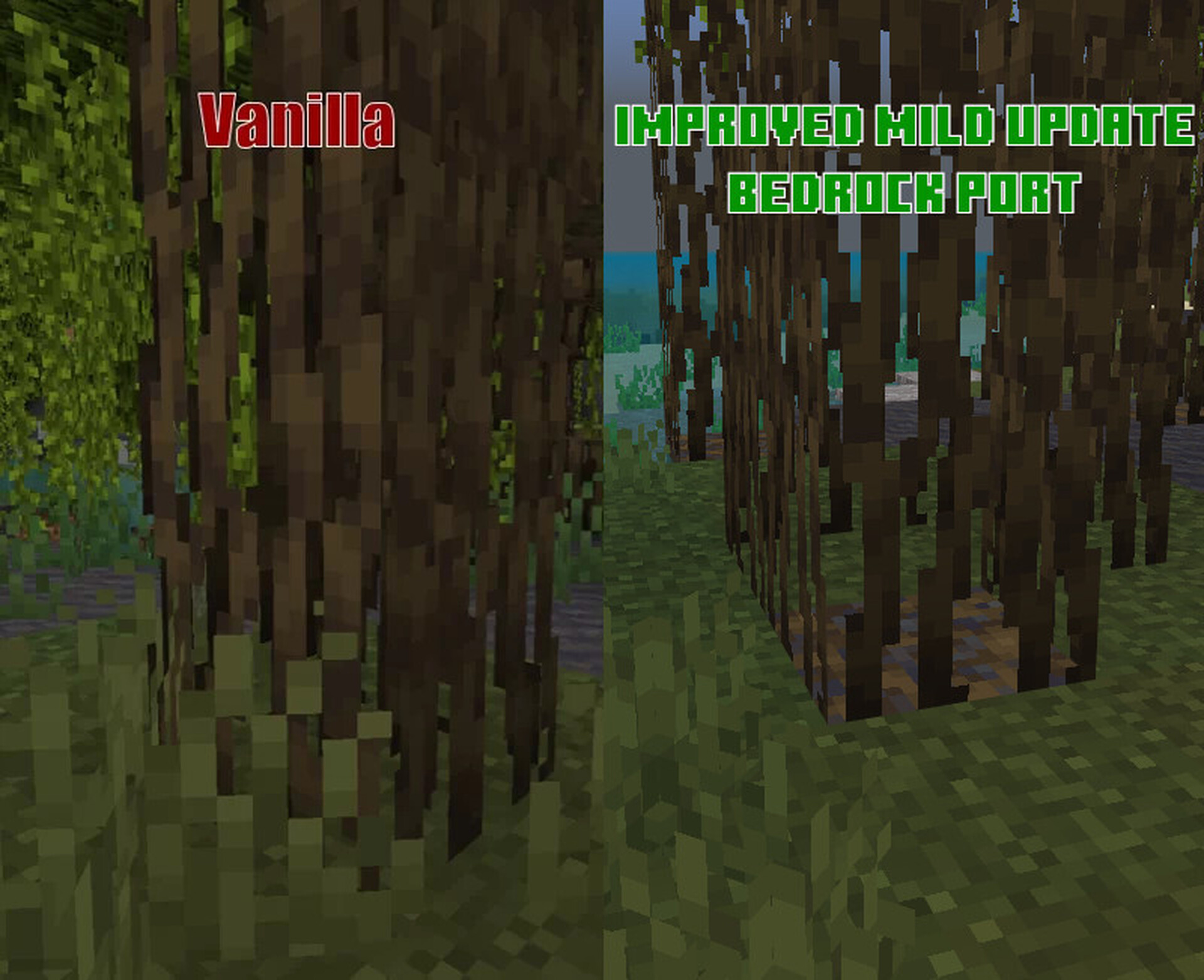 Improved Mild Update | Bedrock Port Minecraft Texture Pack