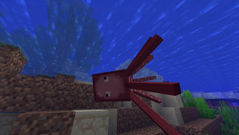 Crimson squid Minecraft Texture Pack