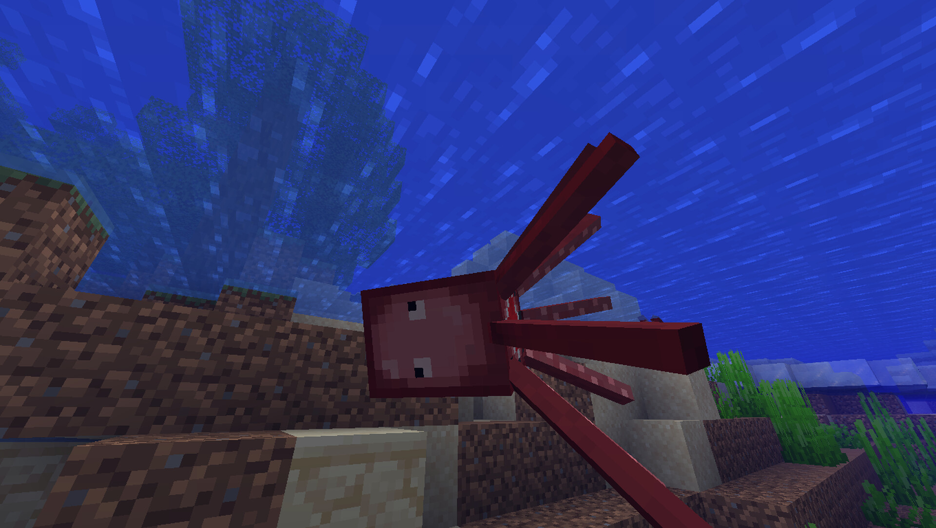 Crimson squid Minecraft Texture Pack
