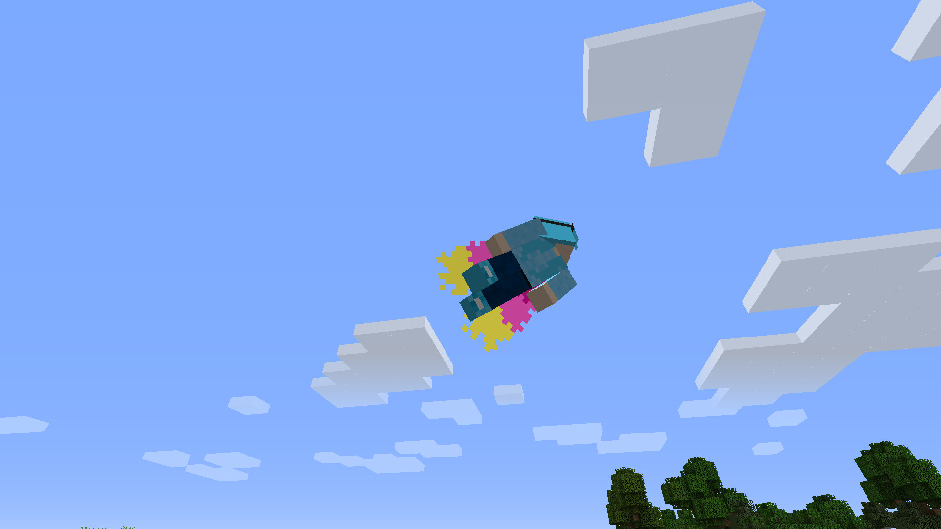 Spamton NEO elytra Minecraft Texture Pack