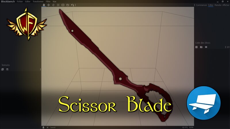 Minecraft 3D Scissor Blade Minecraft Texture Pack