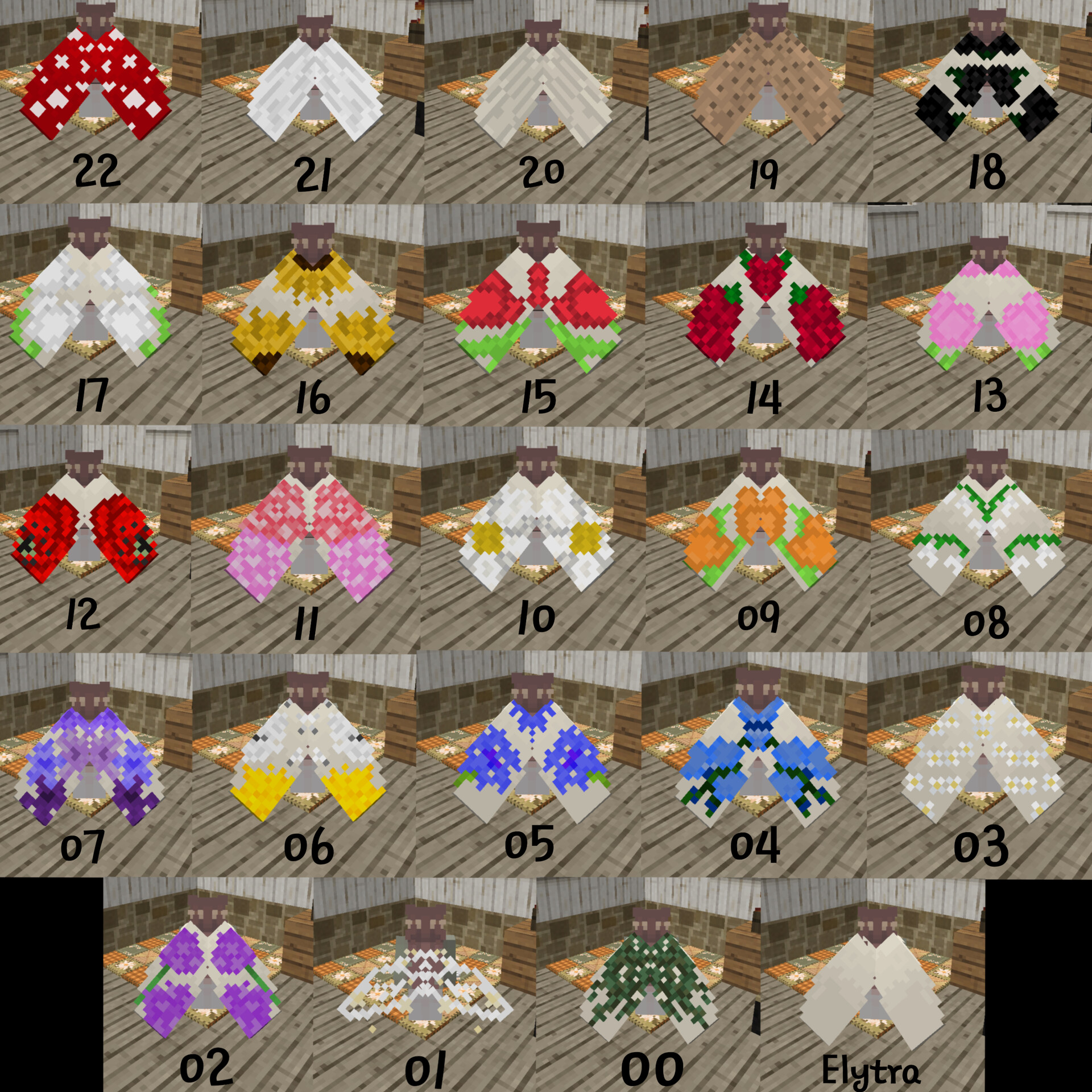 Cottagecore Elytras! (Optifine pack) Minecraft Texture Pack