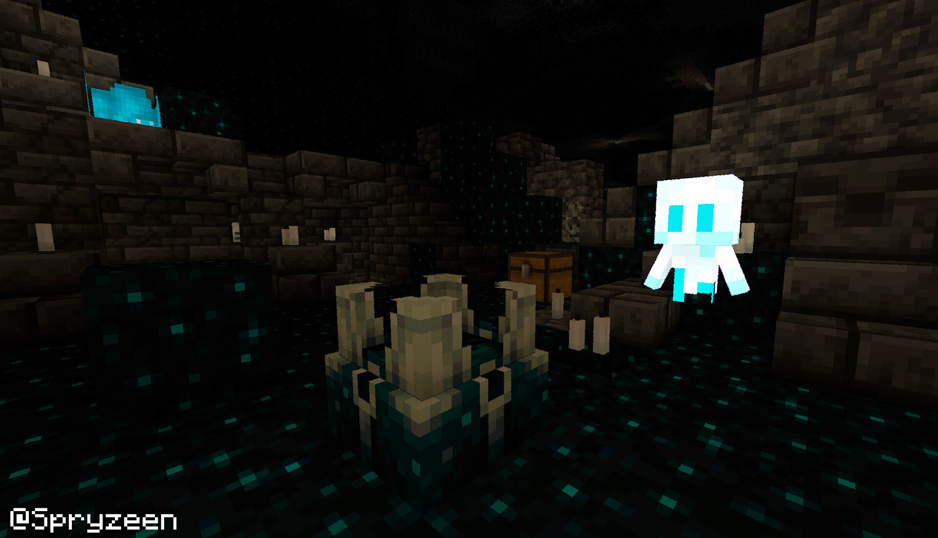 Spryzeen's Ghosted shrieker(visible shrieker) Minecraft Texture Pack