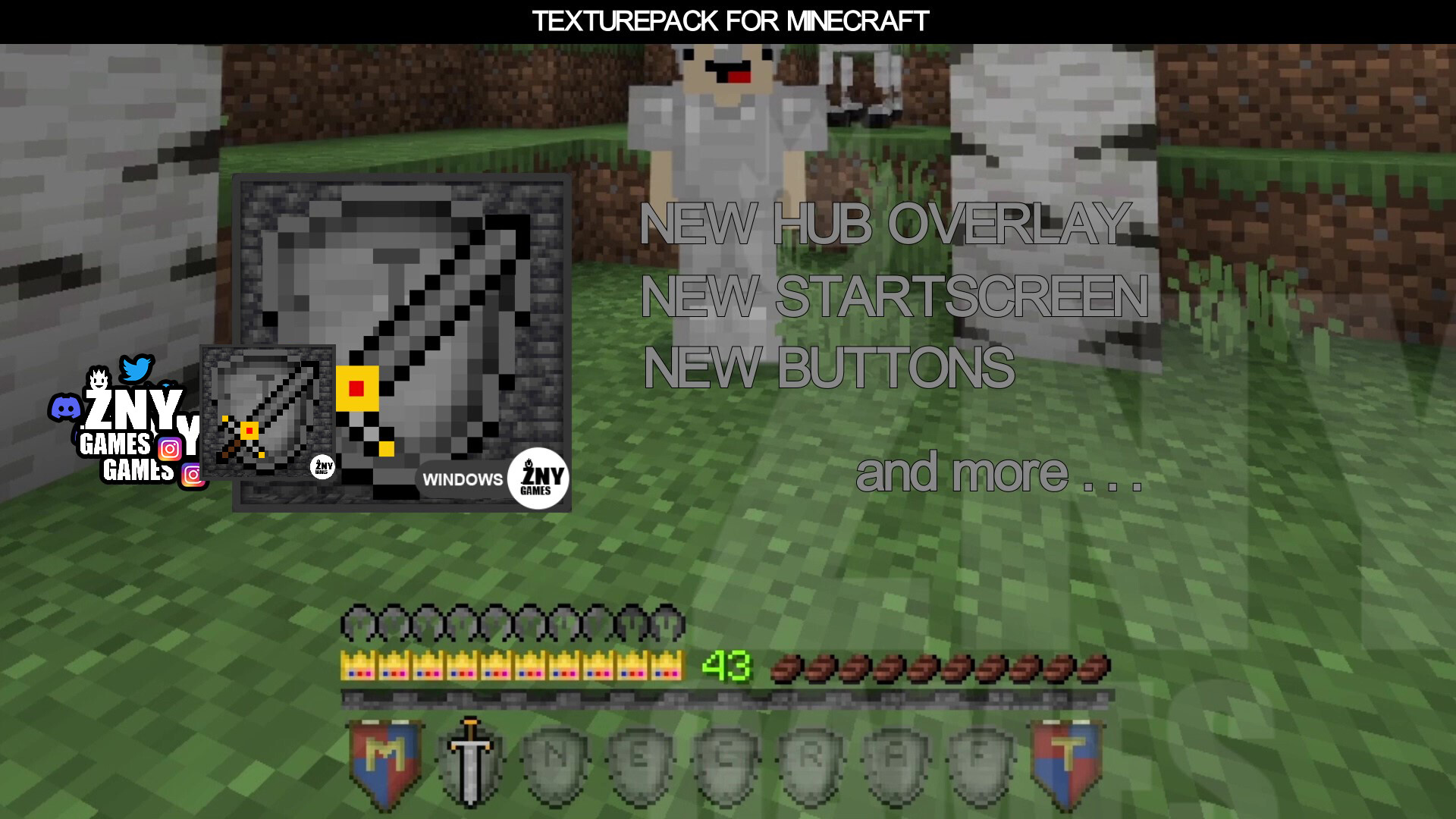 MEDIEVAL [BEDROCK] ⚔️ Minecraft Texture Pack