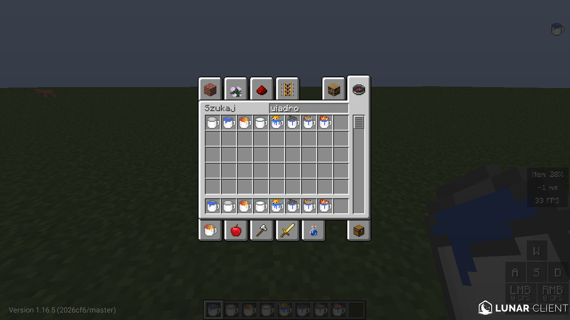A Bucket is a Cup 1.16.5 TXT Minecraft Texture Pack