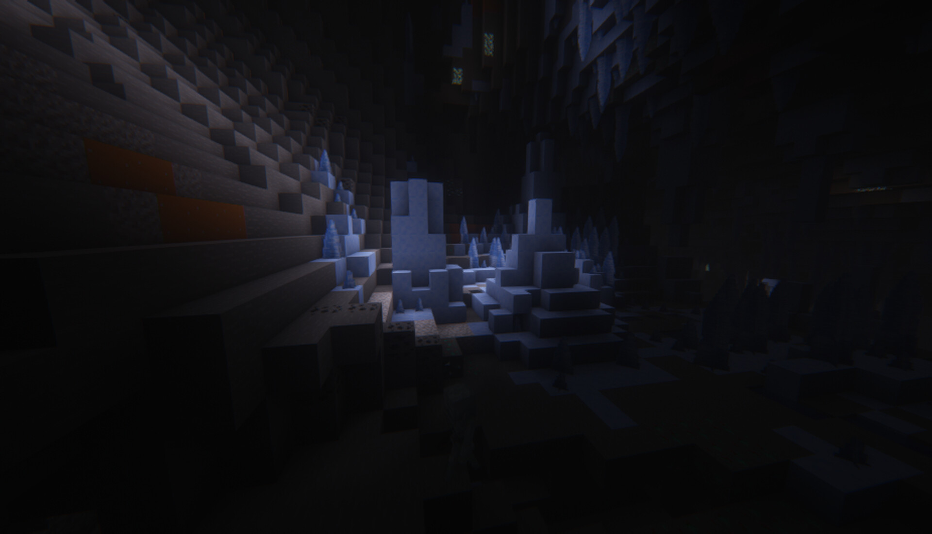 Frosty Cavern Minecraft Texture Pack