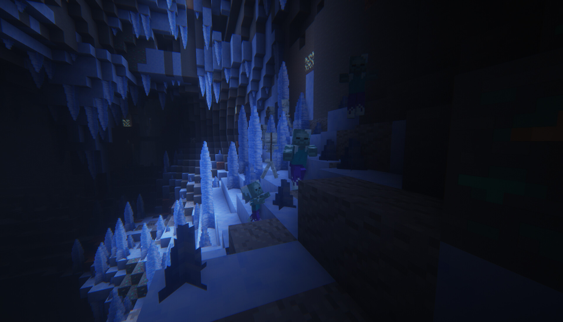 Frosty Cavern Minecraft Texture Pack