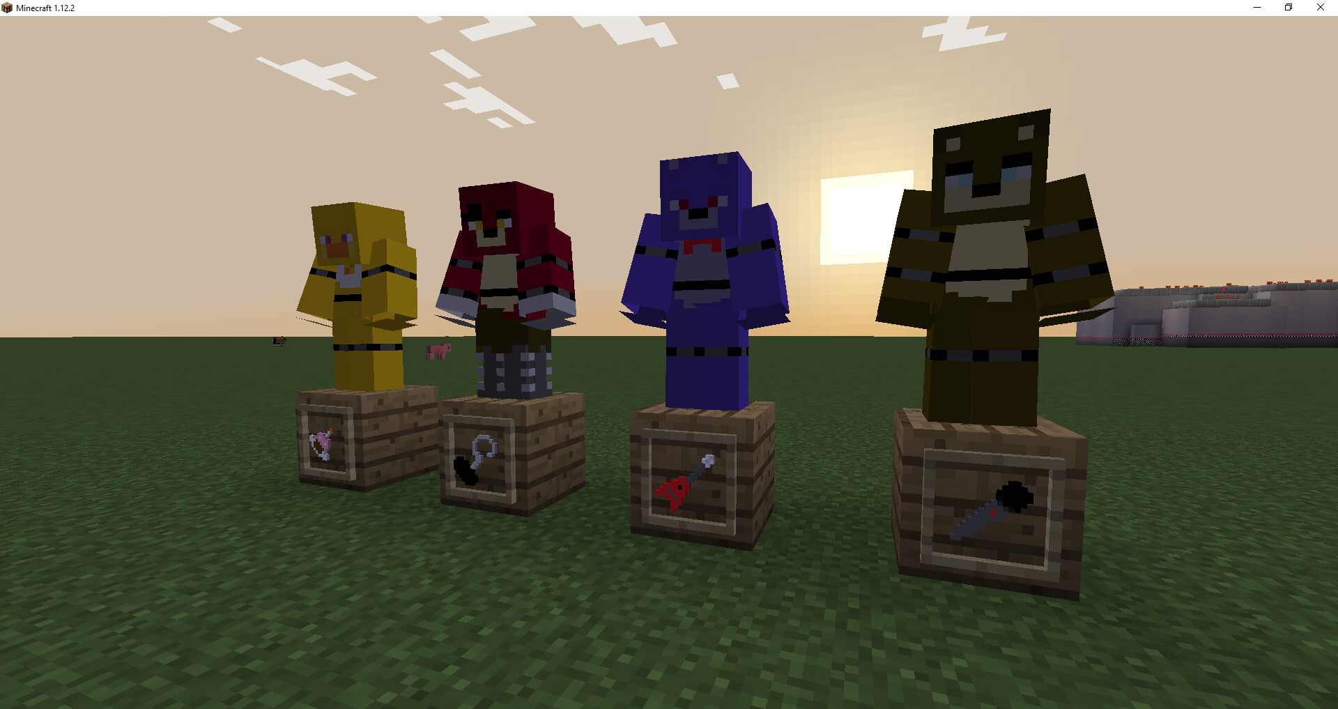 FNaF 1 Texture Pack (Minecraft Java 1.12) Minecraft Texture Pack