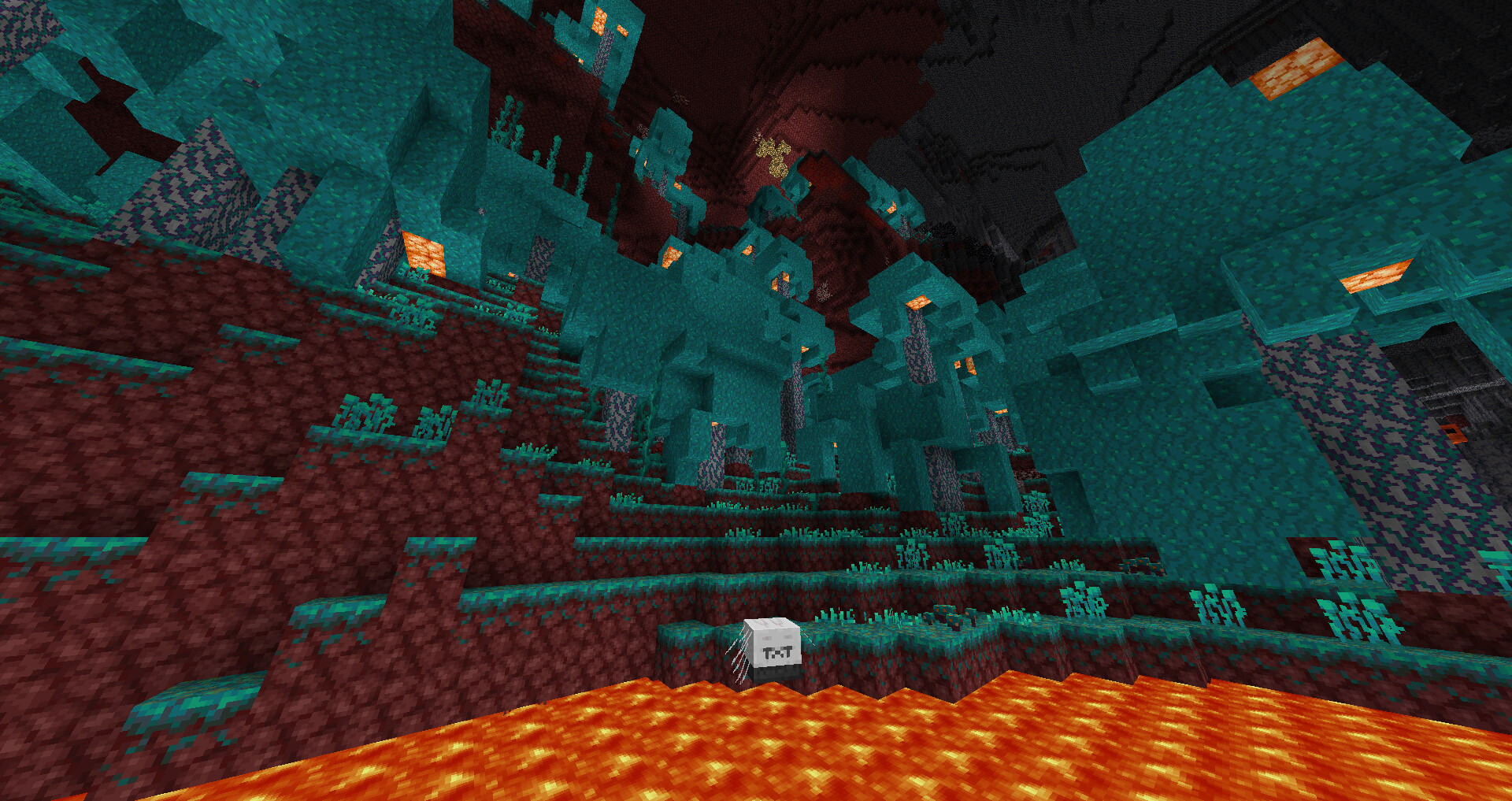 Angelic Forest (Warped Forest Retexture Pack) Minecraft Texture Pack