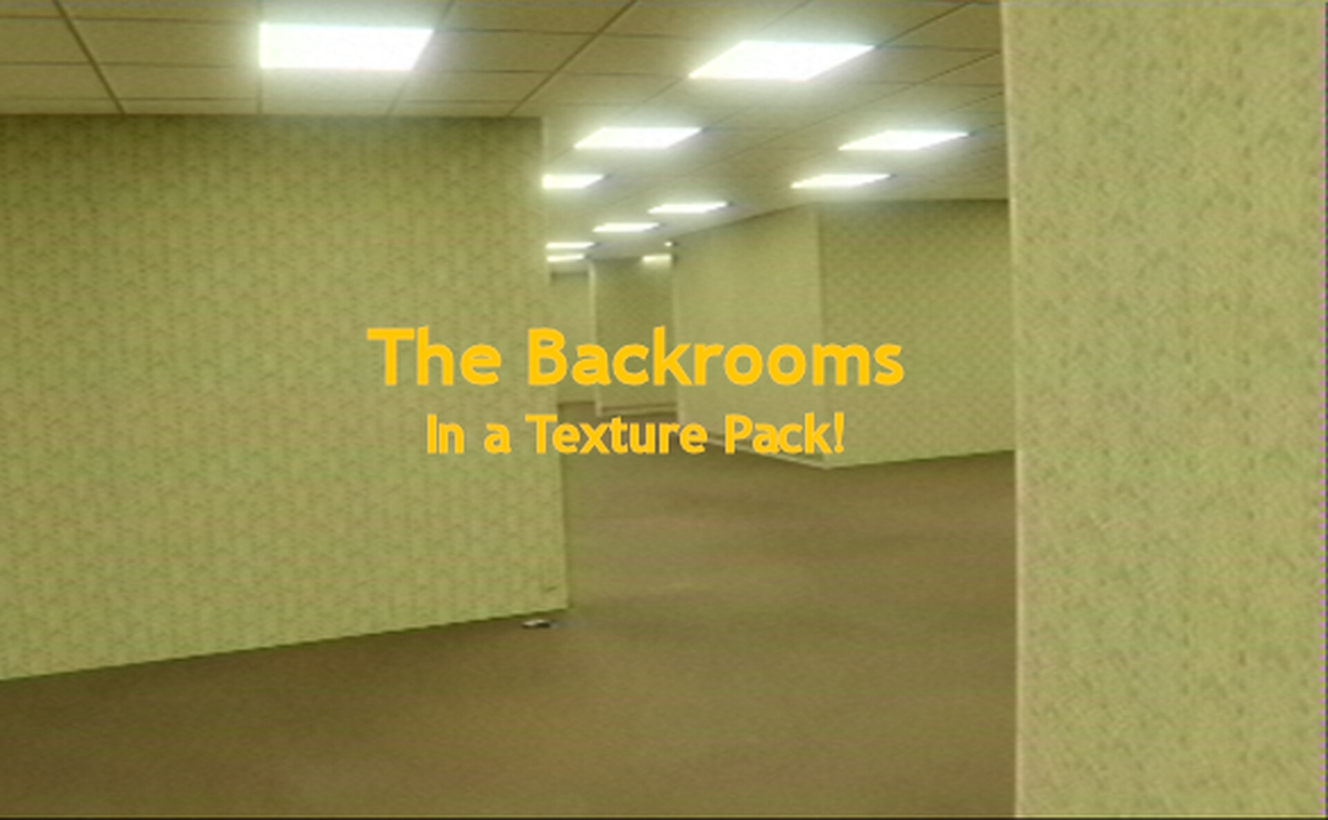Backrooms Pack Minecraft Texture Pack