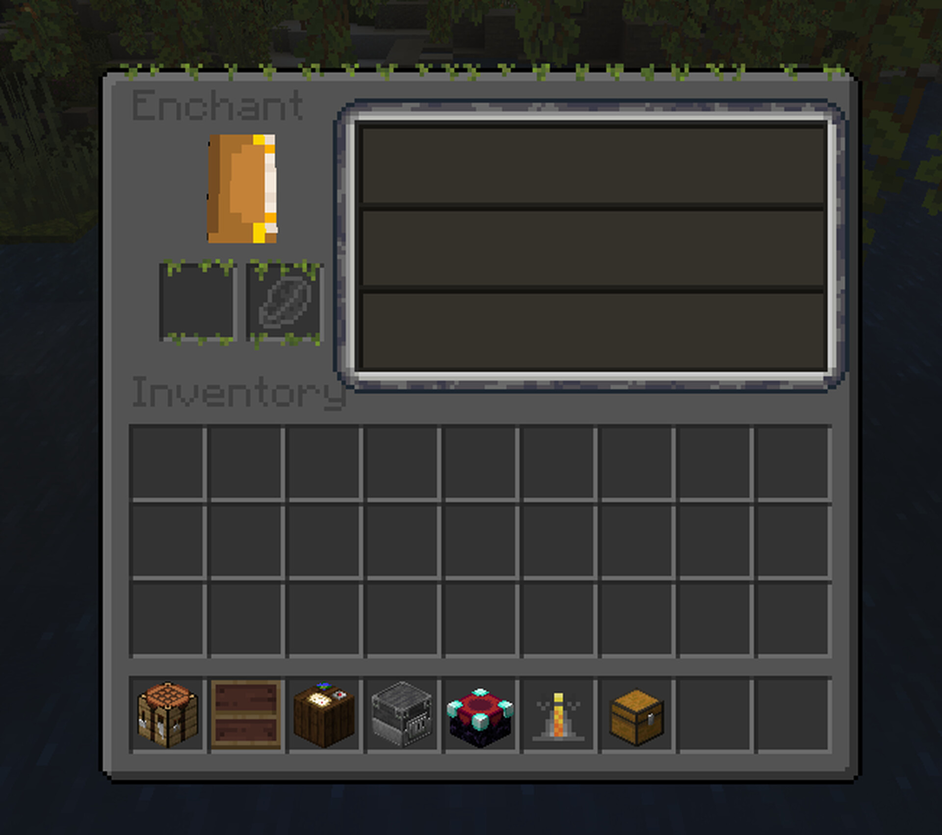 Mossy Gui Minecraft Texture Pack