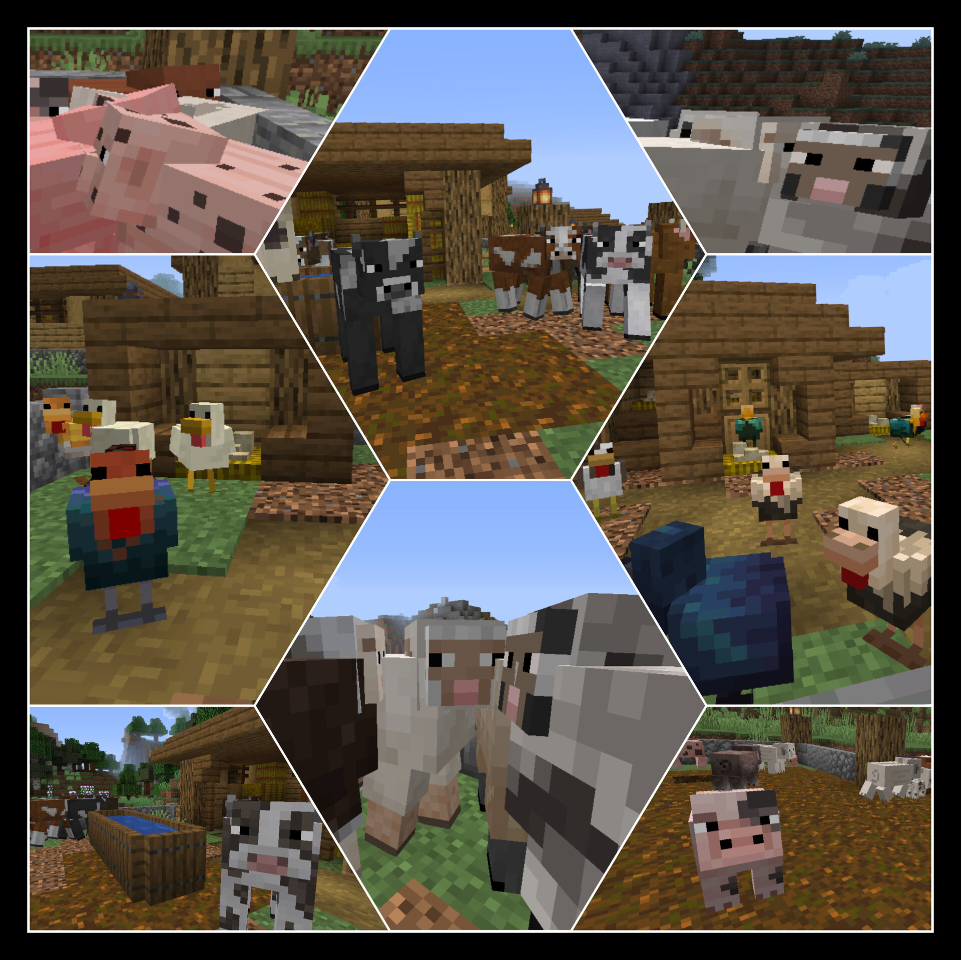 Multi Animals Minecraft Texture Pack