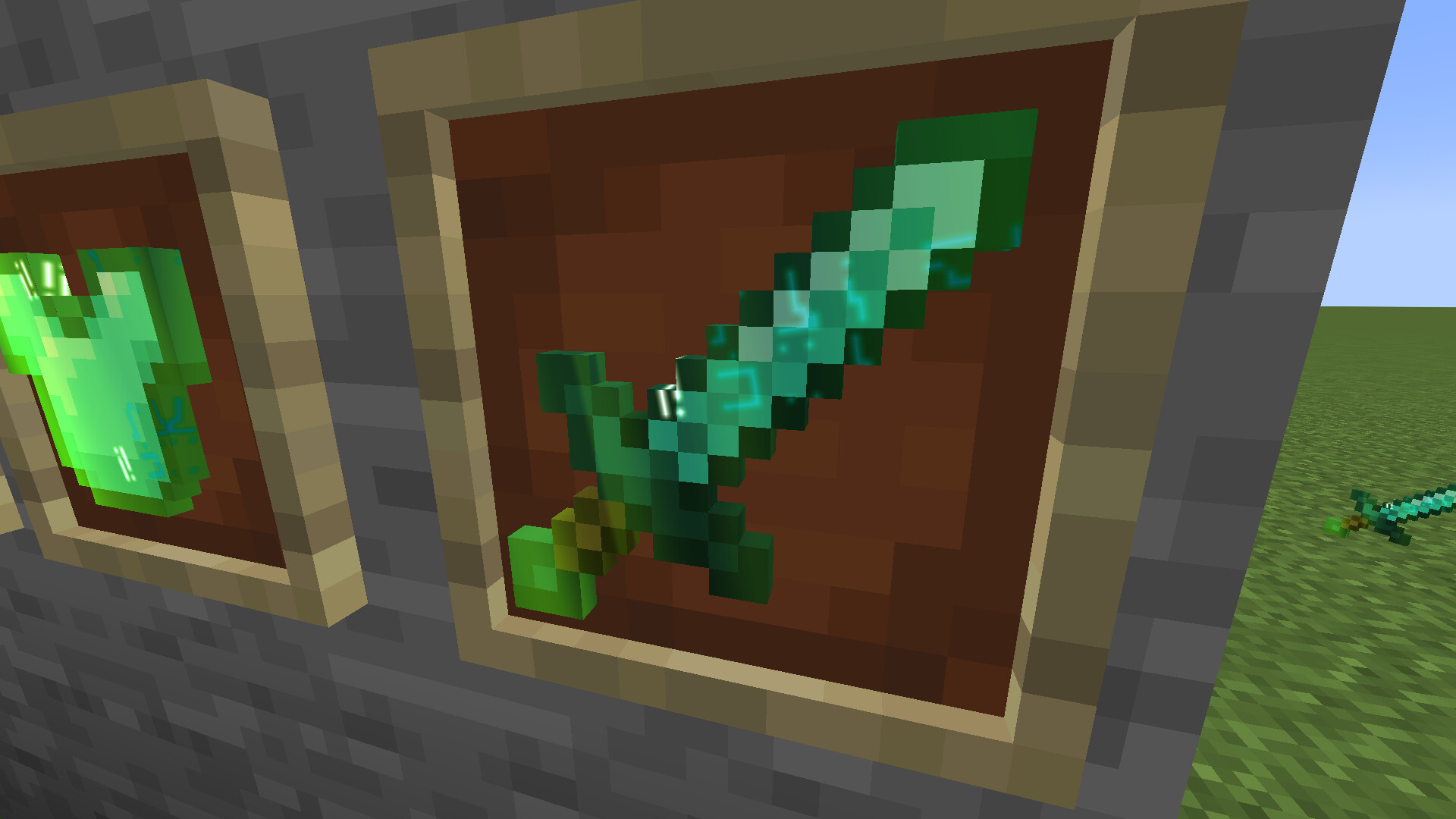 Enchanted Glint Letters Minecraft Texture Pack