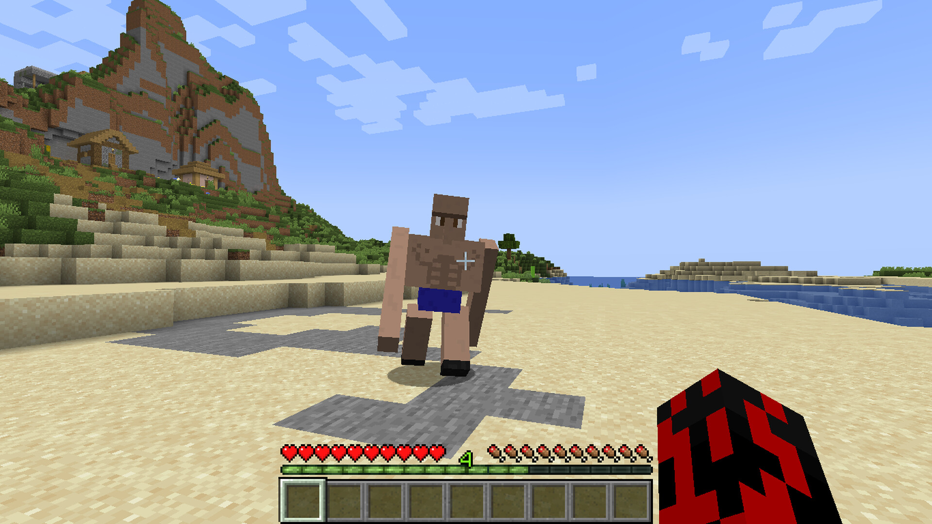 Humanised Iron Golem, Bob! Minecraft Texture Pack