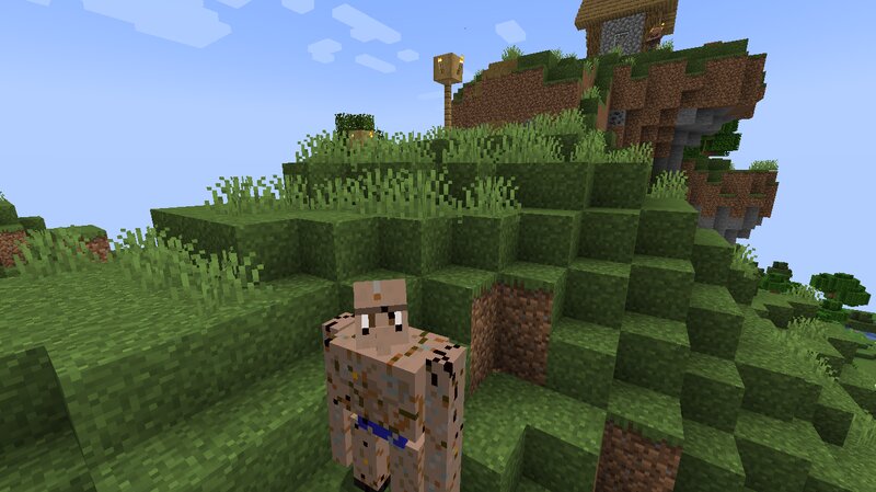Humanised Iron Golem, Bob! Minecraft Texture Pack