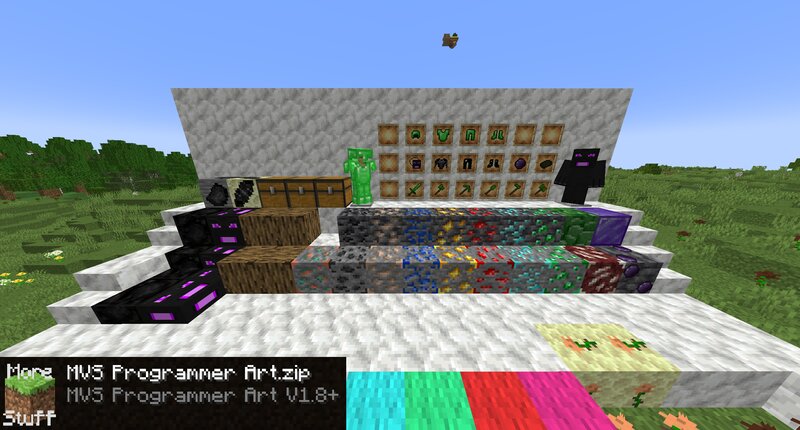 More Vanilla Stuff Programmer Art Minecraft Texture Pack