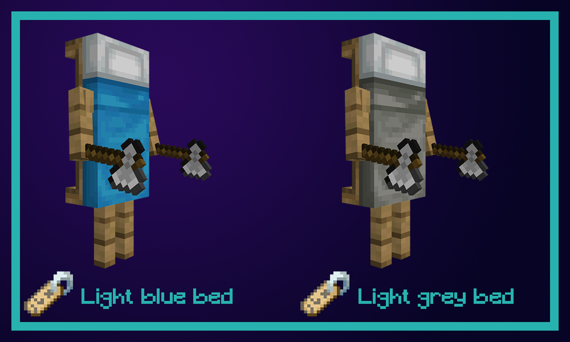 Iron Golem-Killer Bed 1.16+ Minecraft Texture Pack