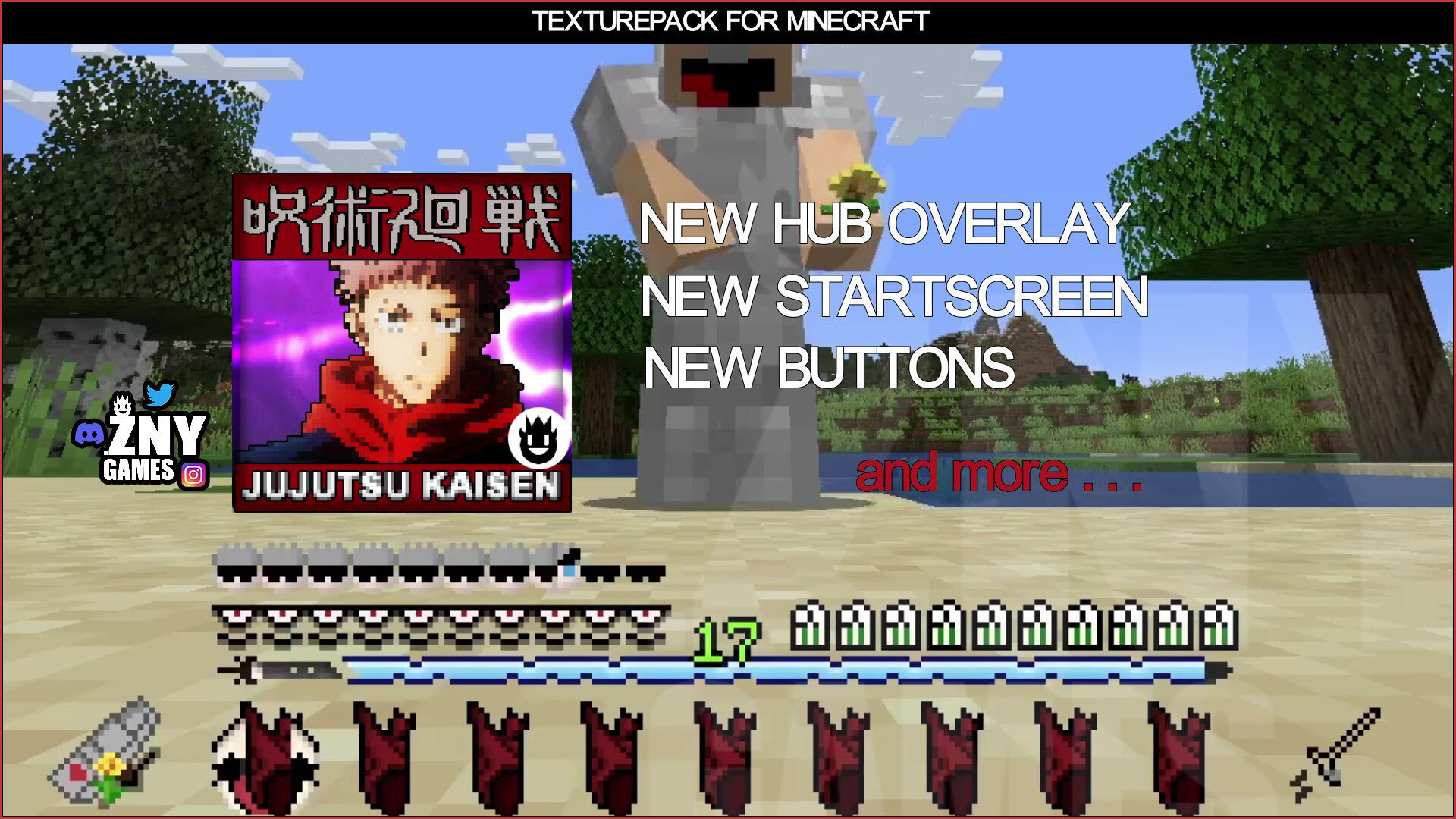 JUJUTSU KAISEN [ JAVA] 💥 Minecraft Texture Pack