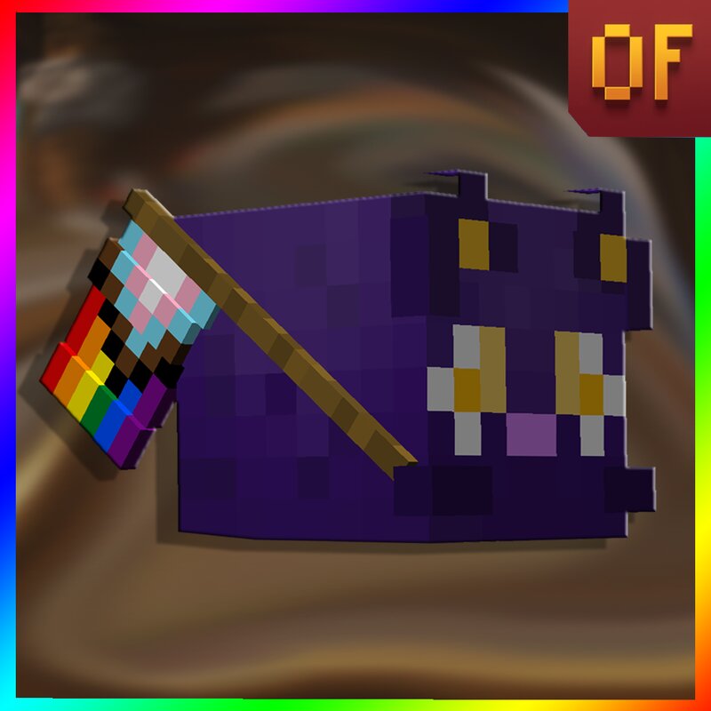 PurplyPlus's Pride Flags [1.18+ Optifine] Minecraft Texture Pack