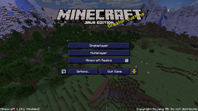 Creator Customs UI+ Minecraft Texture Pack