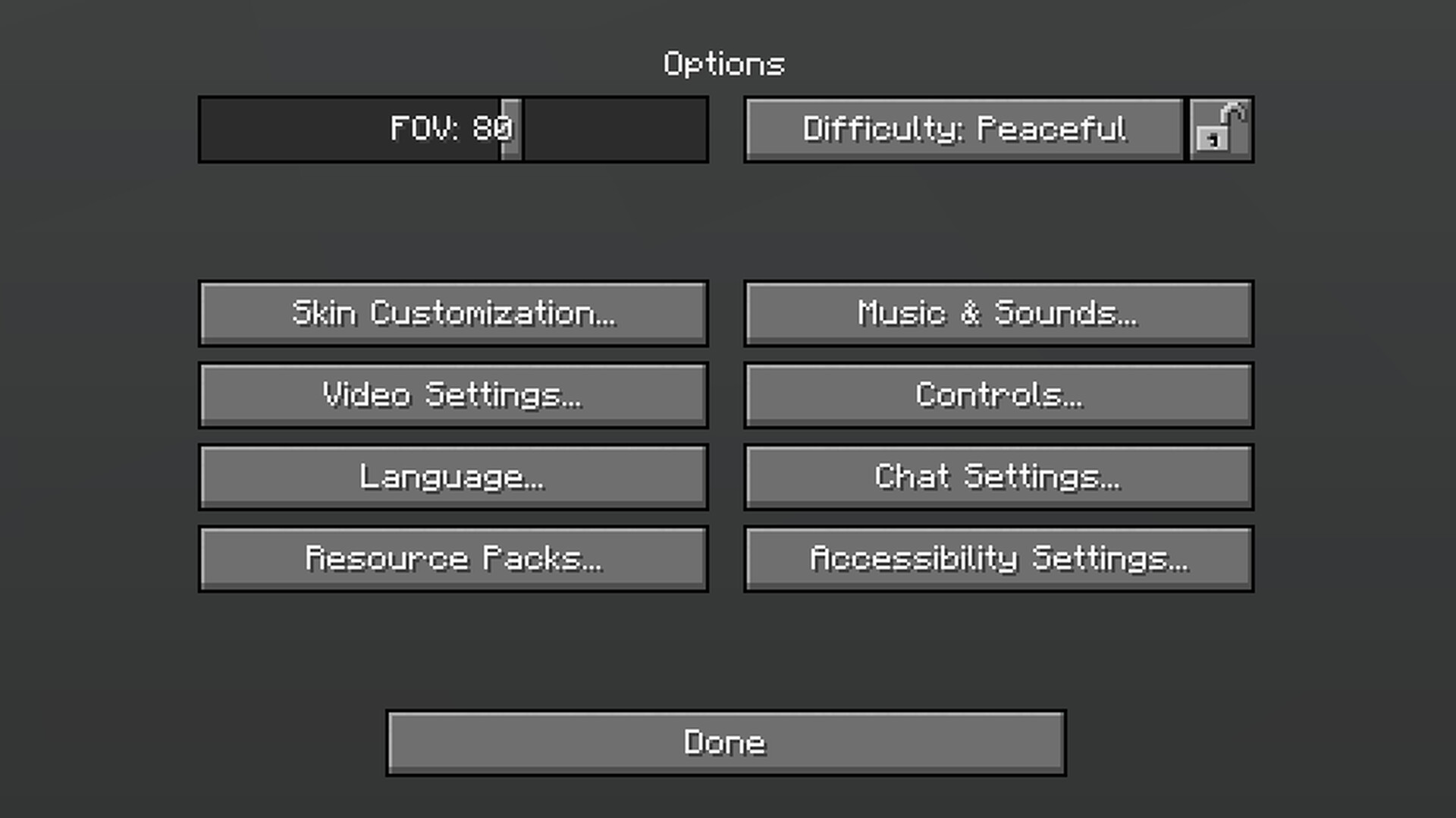 The True Clean GUI Minecraft Texture Pack