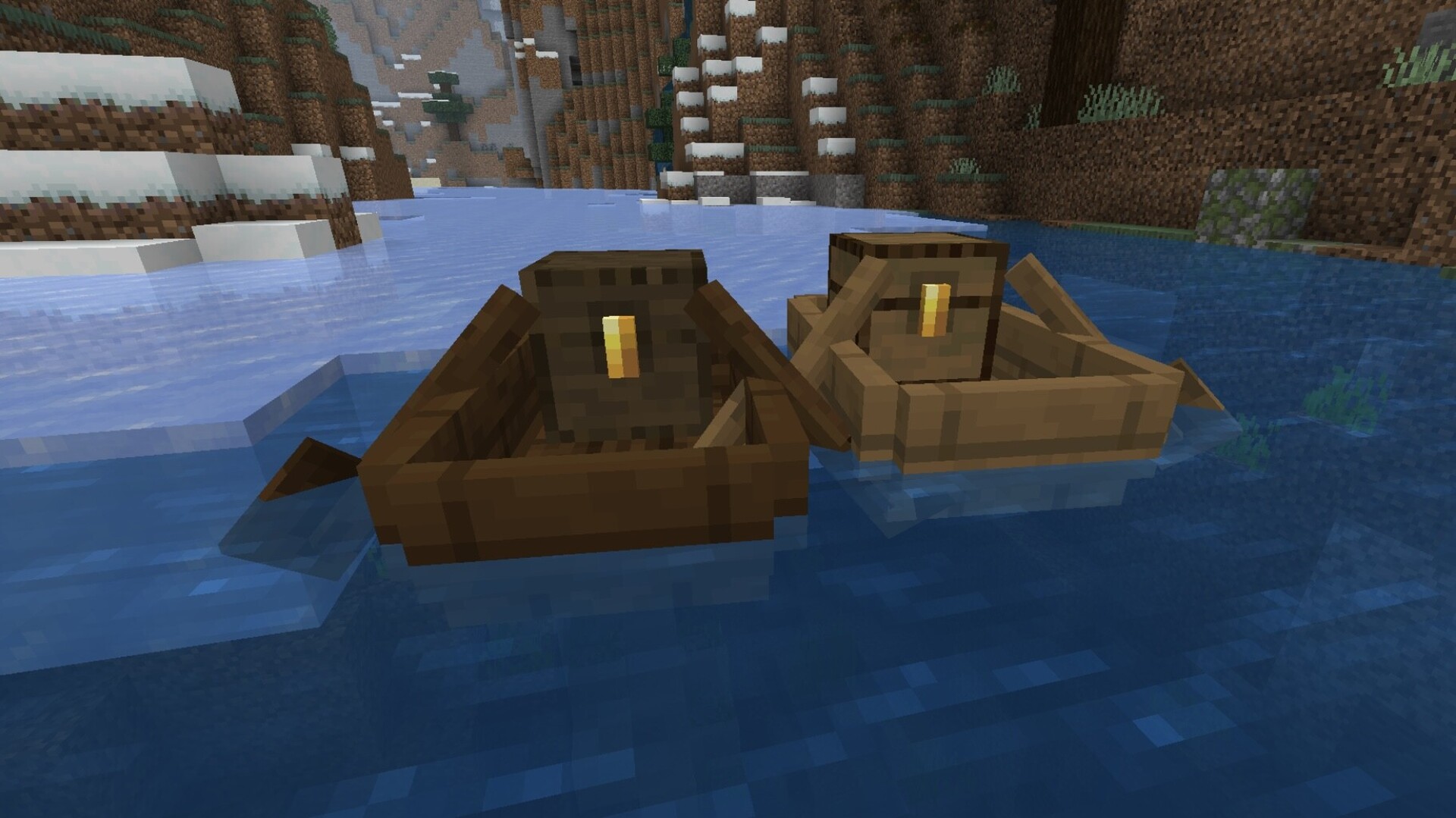 Matching Wooded Chest Boats (Java) Minecraft Texture Pack