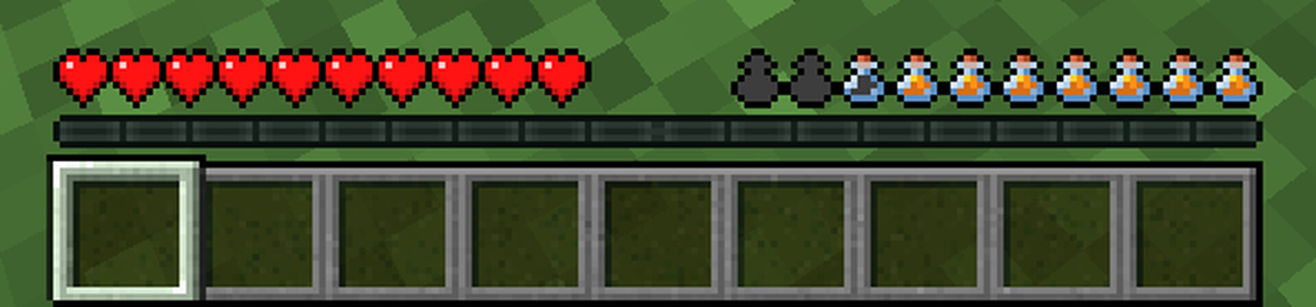 Honey Bottle Hunger Bar Minecraft Texture Pack