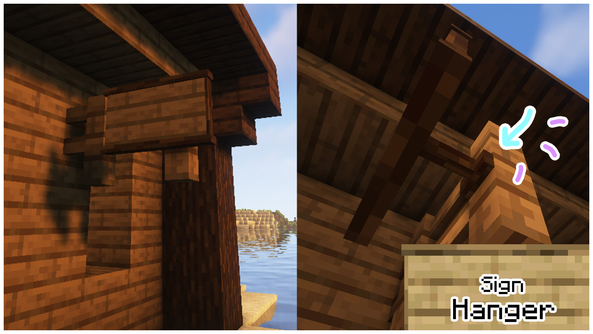 [EBE] Sign+ [V1.0] | 1.14 - 1.19 Minecraft Texture Pack