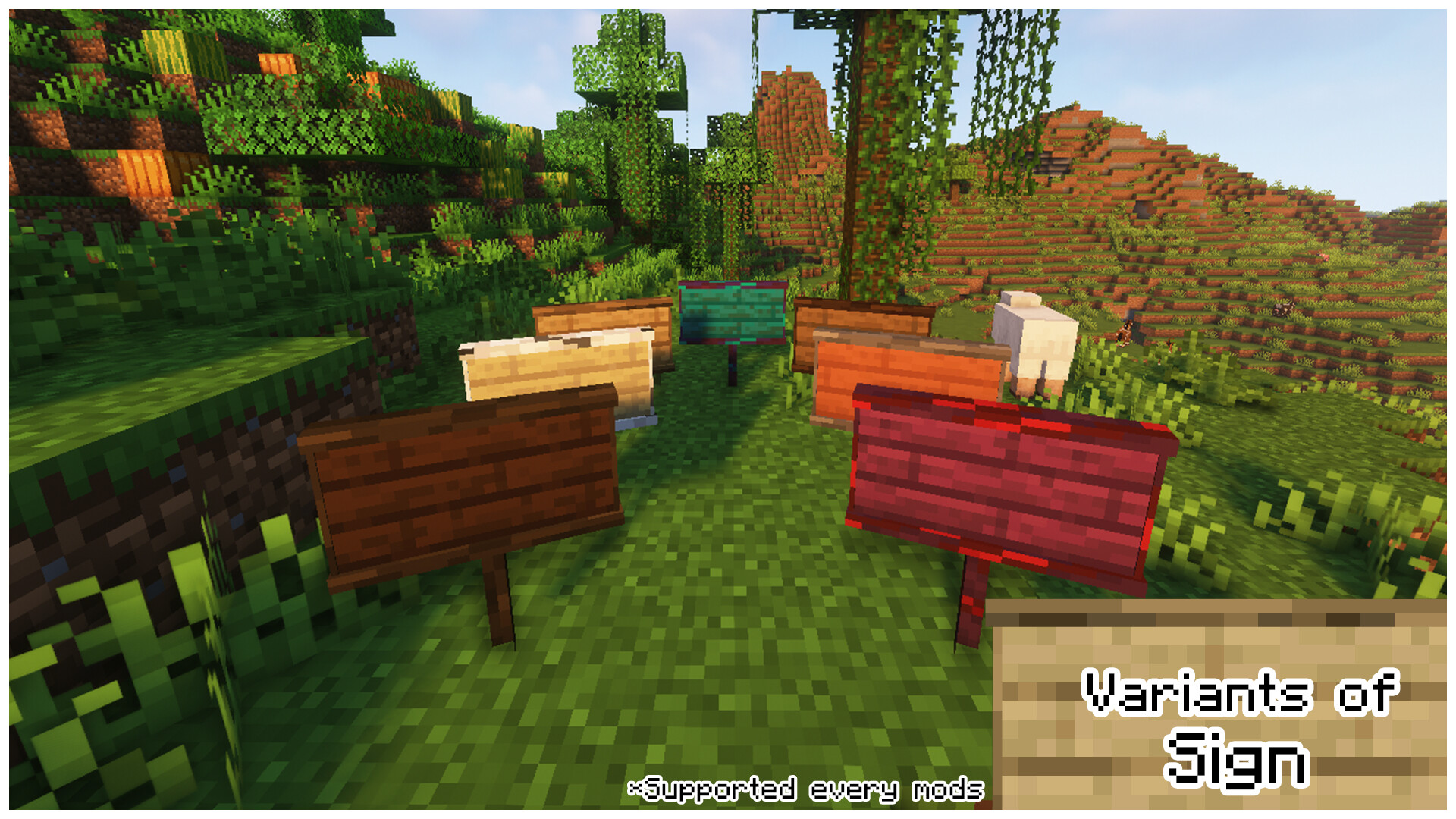 [EBE] Sign+ [V1.0] | 1.14 - 1.19 Minecraft Texture Pack