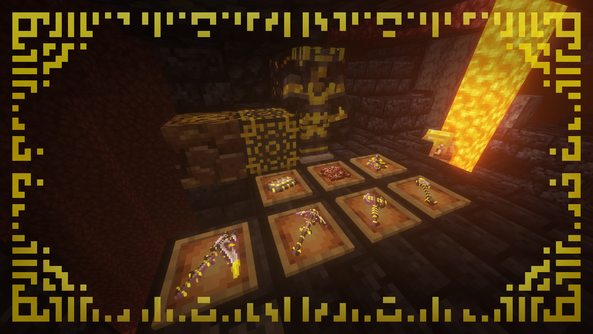 -Fantastical- Gilded Elvish Netherite -By Shadbie34 Minecraft Texture Pack