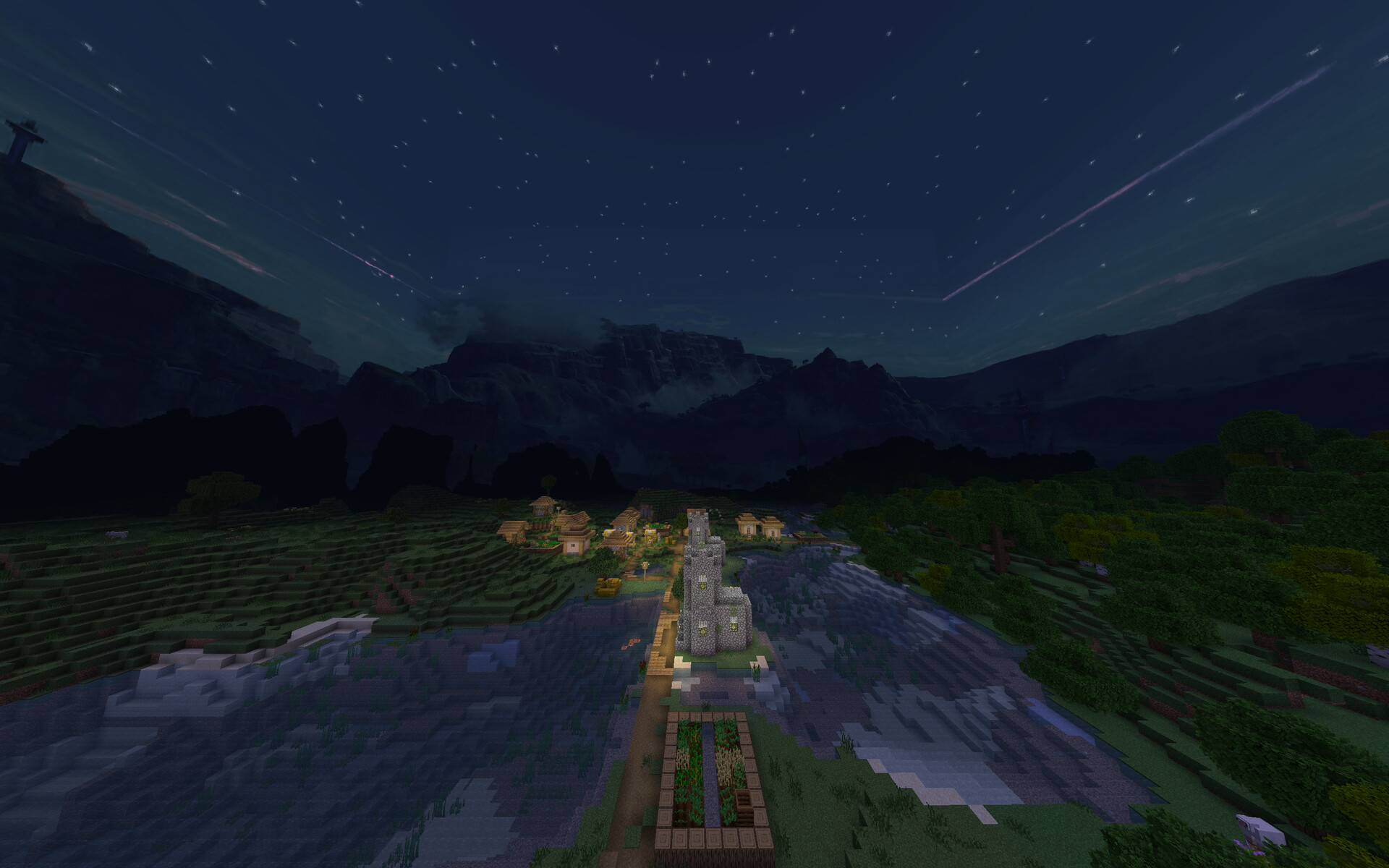 Legend of Zelda: Breath of the Wild Sky / Background Minecraft Texture Pack