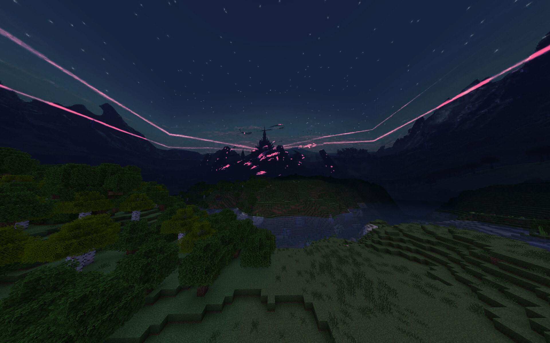 Legend of Zelda: Breath of the Wild Sky / Background Minecraft Texture Pack