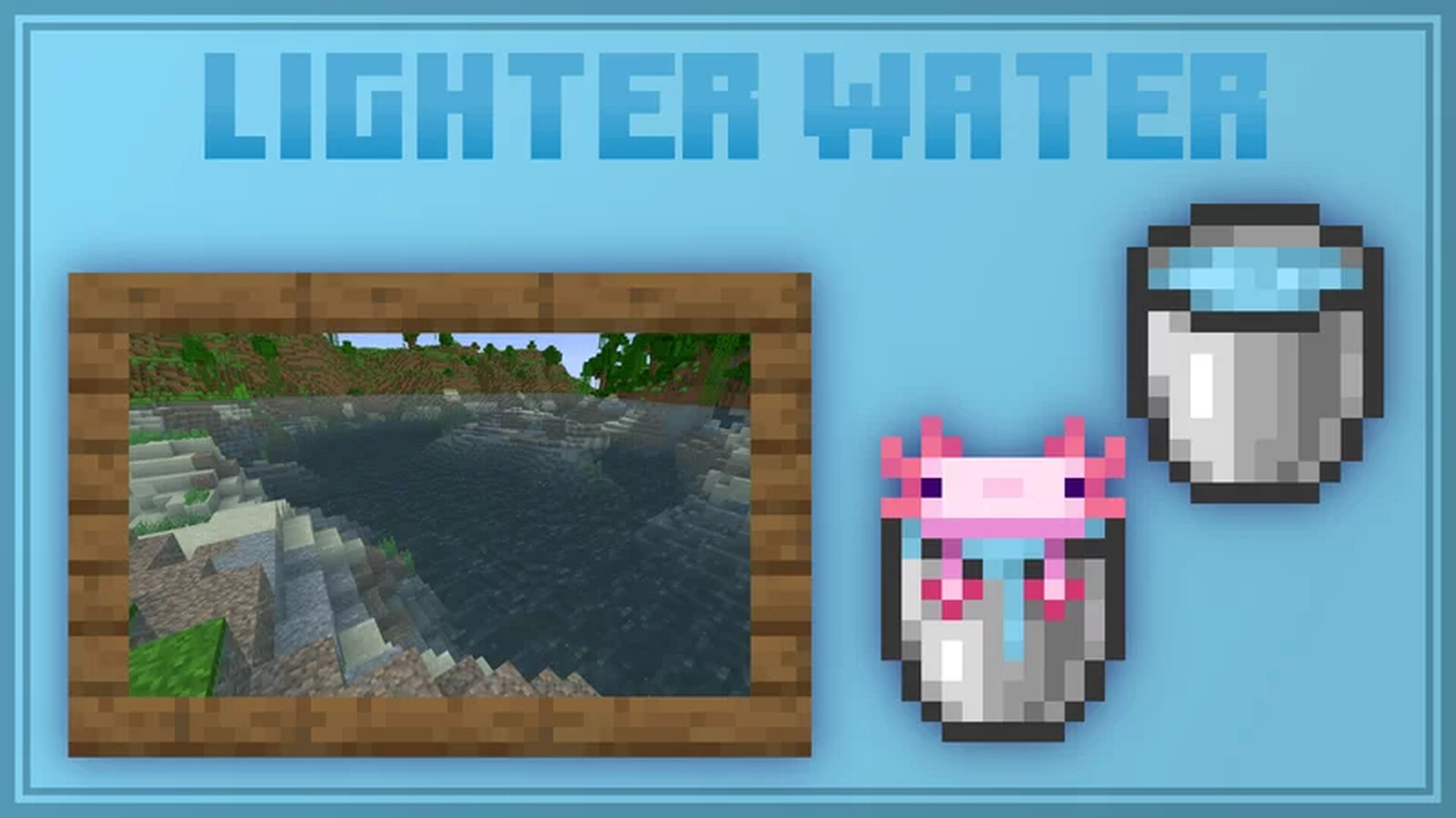 Lighter Water - a pack by Enchanted_Games Minecraft Texture Pack