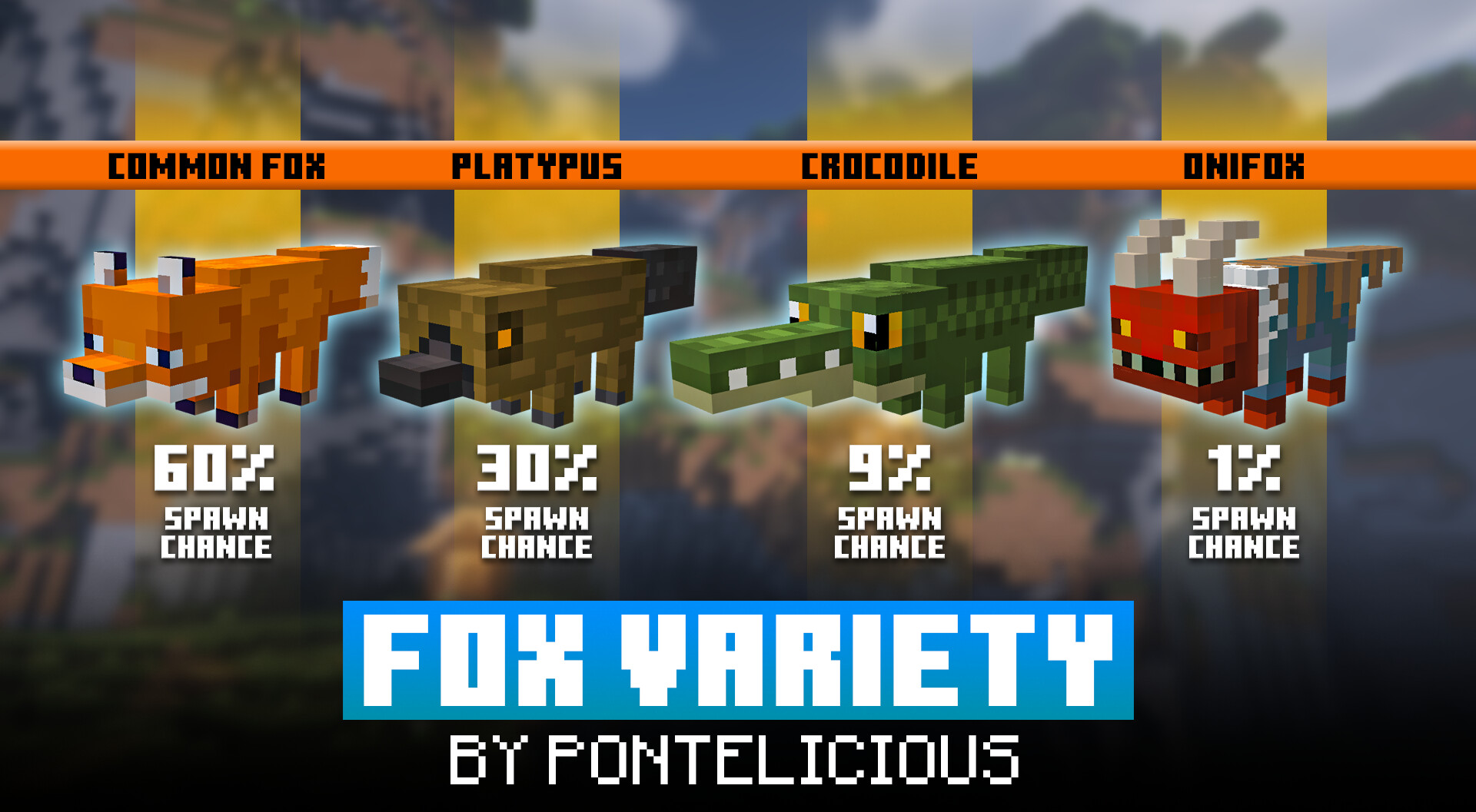 FOX VARIETY [By Pontelicious] Minecraft Texture Pack