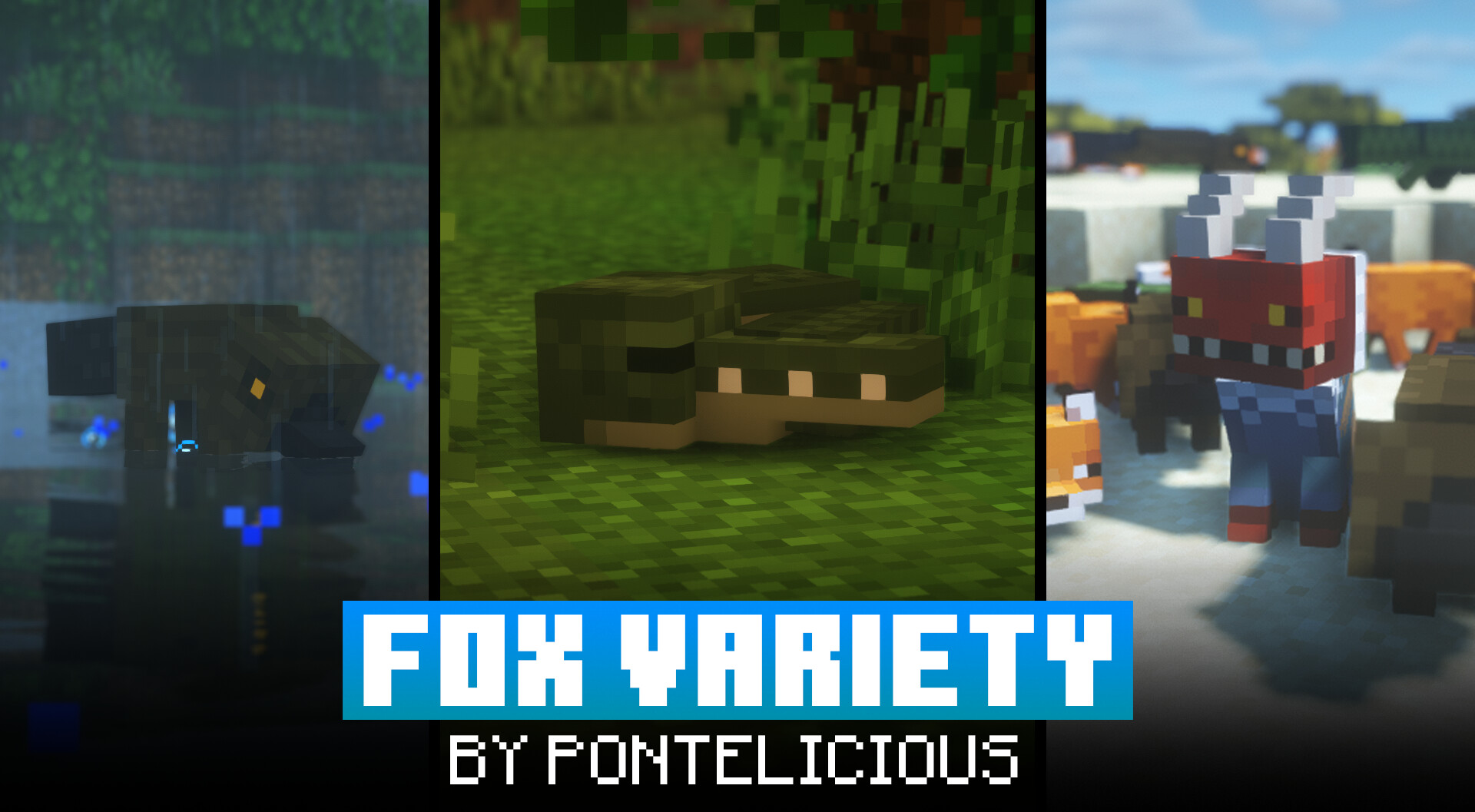 FOX VARIETY [By Pontelicious] Minecraft Texture Pack
