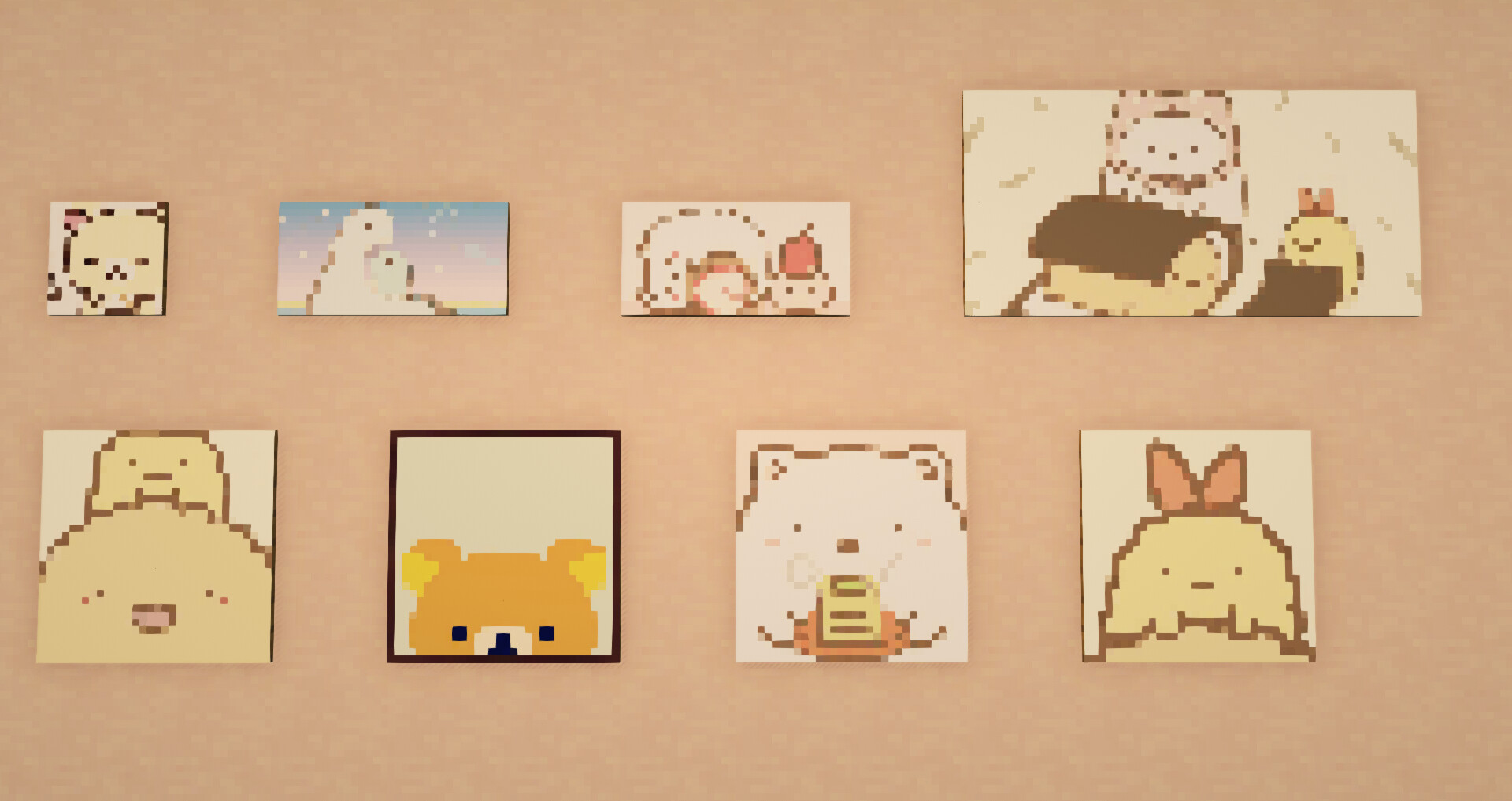 kawaii paintings Minecraft Texture Pack
