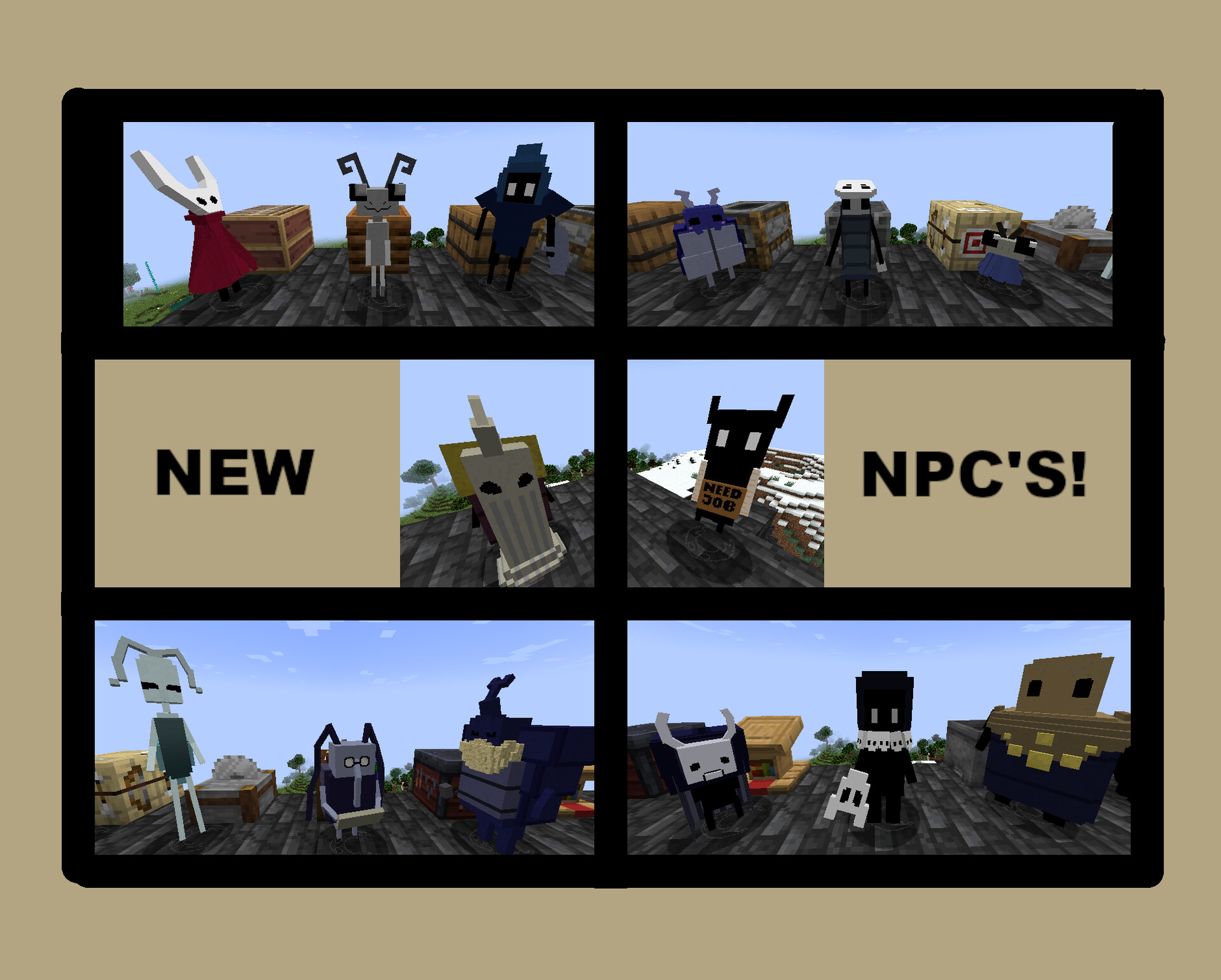 HollowCraft (Hollow Knight) Minecraft Texture Pack