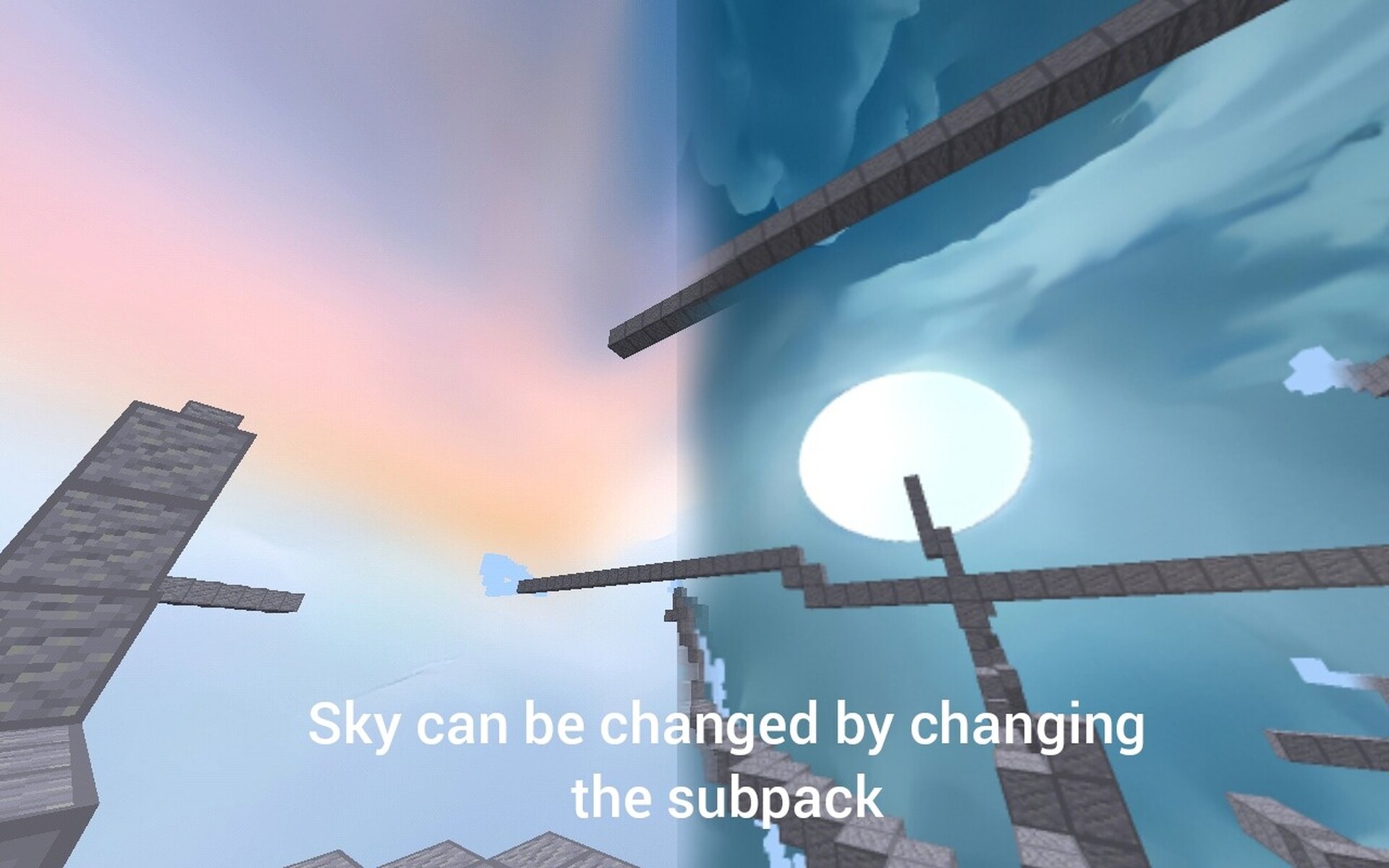 Cloudy star Minecraft Texture Pack