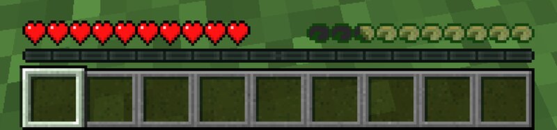 Pumpkin Pie Hunger Bar Minecraft Texture Pack