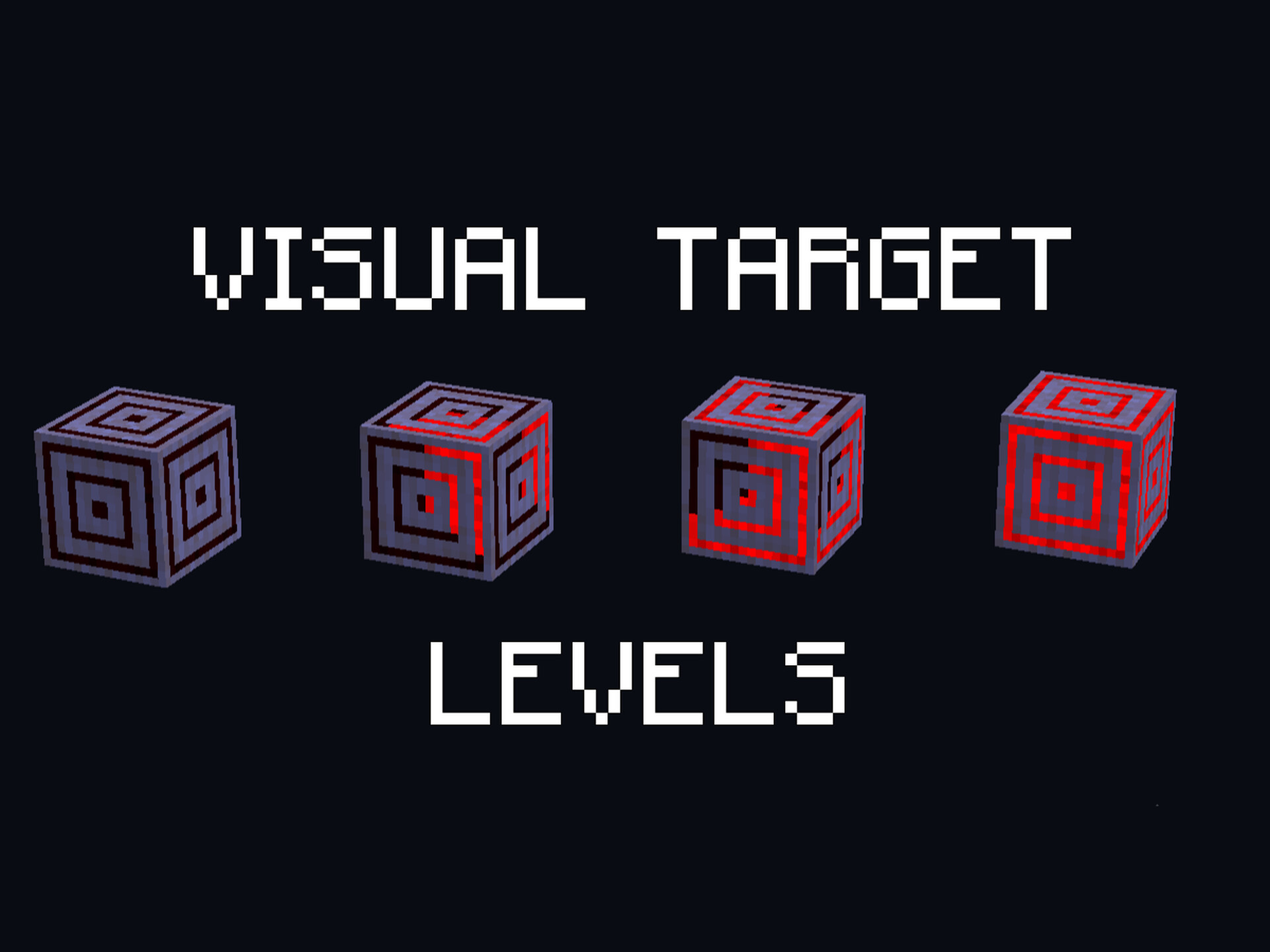 Visual Target Levels Minecraft Texture Pack