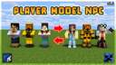 Player Model NPC (TEXTURE MINECRAFT BEDROCK) Minecraft Texture Pack