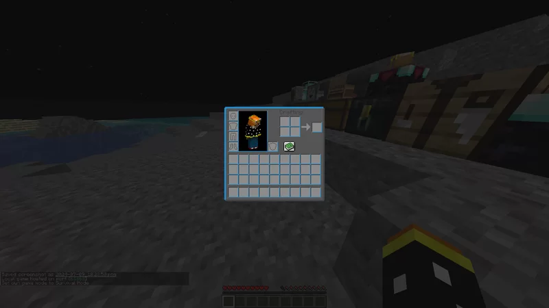 Inventory Rework 1.21 (Dark mode and blue) Minecraft Texture Pack