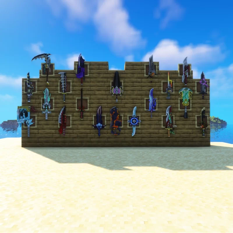 Fantasy Animated Weapon Set Minecraft Texture Pack