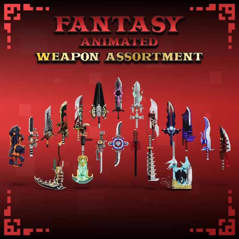 Fantasy Animated Weapon Set Minecraft Texture Pack